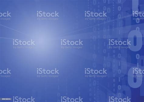 Vector Matric Binary Code Computer Background Stock Illustration