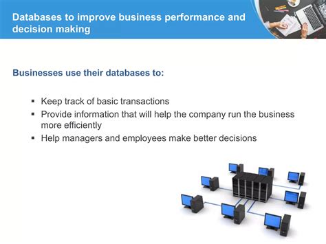 Databases to improve business performance and decision making Client-server architecture | PPTX ...
