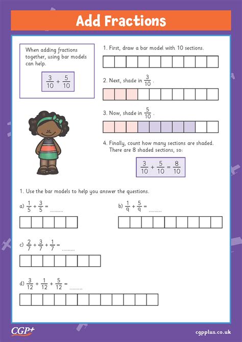 problems with adding fractions — totals greater than 1 stretch year 5