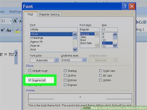 4 Ways To Add Exponents To Microsoft Word Wikihow