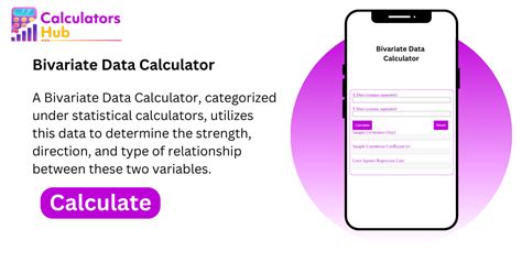 Bivariate Data Calculator Online
