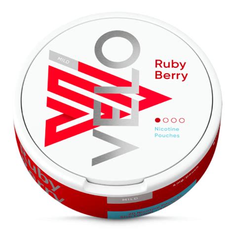 Velo Ruby Berry Snus Buy Fruity Nicotine Pouches Uk Snus Club
