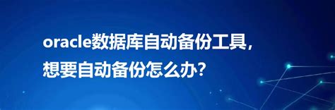 Oracle数据库自动备份工具,想要自动备份怎么办? Bfusk 博客园 Oracle数据库自动备份工具,想要自动备份怎么办? Bfusk 博客园