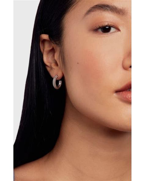 Ted Baker Dotetta Hoop Earrings Lyst