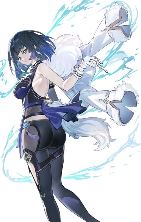 Yelan Genshin Impact Drawn By Echj Danbooru