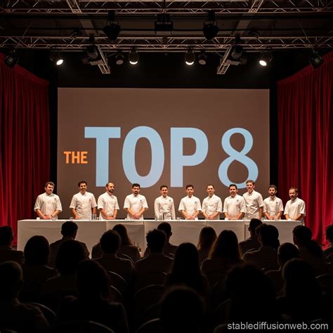 Top 8 Chefs Stage Design | Stable Diffusion Online