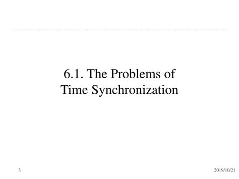 Ppt Chapter 6 Time Synchronization Powerpoint Presentation Free Download Id 8630450