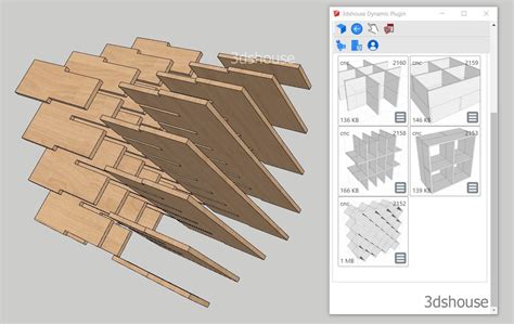 Qúa dễ để copy array trong sketchup dshouse