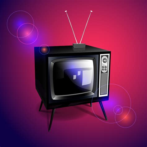 Vintage Tv Vector