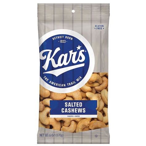 Kars Nuts Roastandsalted Cashews 6 Ounces 12 Per Case