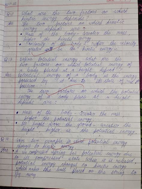 Energy Class Notes Class Physics Chapter