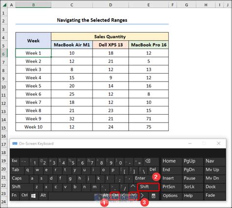 How To Use Navigation Keys In Excel 6 Examples With Shortcuts