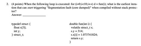 Solved Points When The Following Loop Is Executed Chegg
