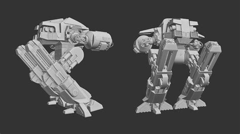 Ed 209 Robocop Behance