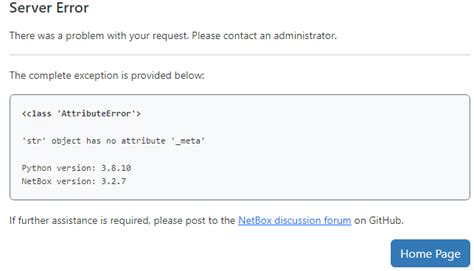 Netbox Secret Store Plugin Error Str Object Has No Attribute Meta · Netbox Community Netbox