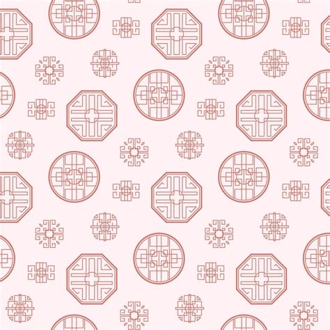 평면 디자인 한국 패턴 디자인 무료 벡터