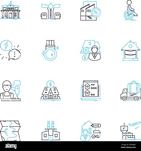 Wills Linear Icons Set Estate Heir Executor Beneficiary Probate Trusts Testament Line