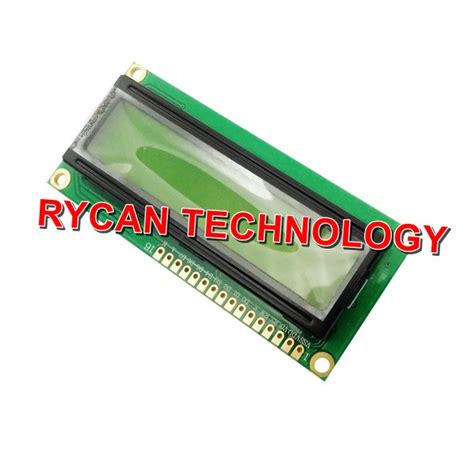 Jual Lcd 1602 Kuning Hijau Backlight Lcd 16x2 Display Modul Kab