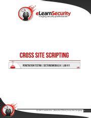 Discovering And Exploiting XSS Vulnerabilities In A Web Course Hero