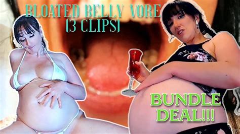 Bloated Belly Vore Bundle Deal 3 Clips Elimarie717 Clips4sale