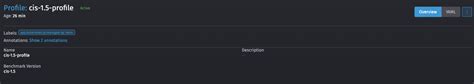 Cis Scan Profile Ui Issues · Issue 1525 · Rancherdashboard · Github