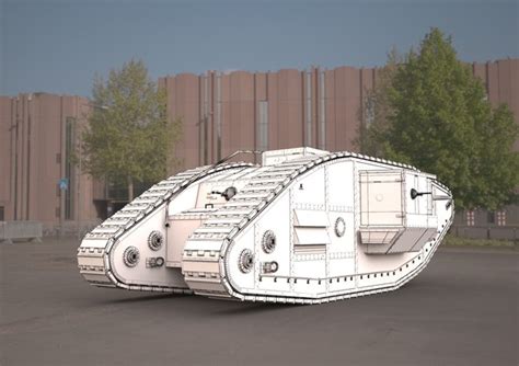 Modelo 3d Mark V Tank 3d Model Turbosquid 2067077