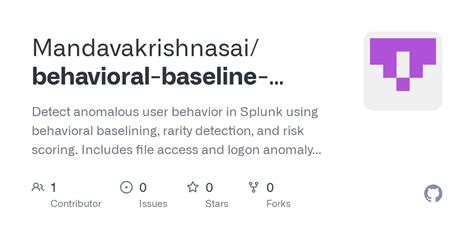 Github Mandavakrishnasaibehavioral Baseline Detection Splunk Detect