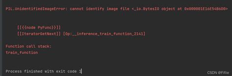 读数据集时报错pil unidentifiedimageerror cannot identify image file ＜ io