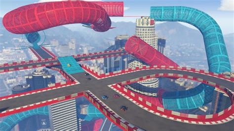 The Effortless Loop De Loop Surrealism Of Gta Onlines Racing Tracks