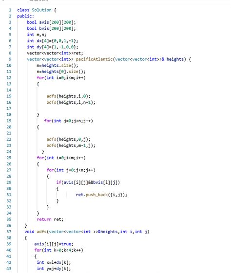专题五:floodfill算法(太平洋大西洋水流问题) Csdn博客 专题五:floodfill算法(太平洋大西洋水流问题) Csdn博客