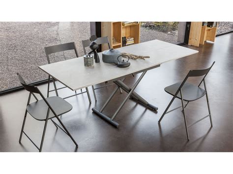 Table Basse Relevable Extensible Sirio Design Italien By Altacom