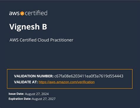 Vignesh B On Linkedin Aws Cloudpractitioner Cloudcomputing Awscertified