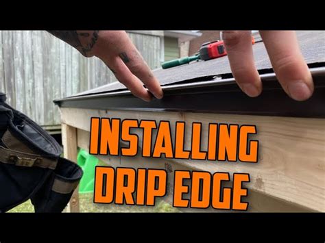 How To Install Drip Edge On A Roof Roofers News