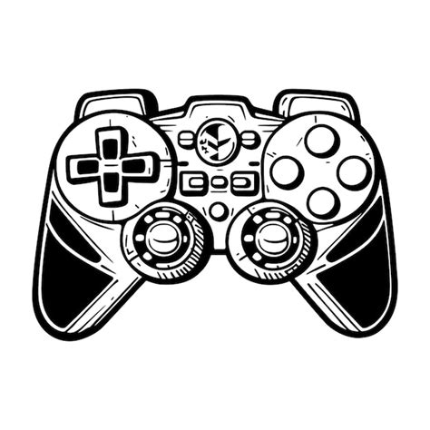 Premium Vector Handdrawn Joystick Gamepad Icon