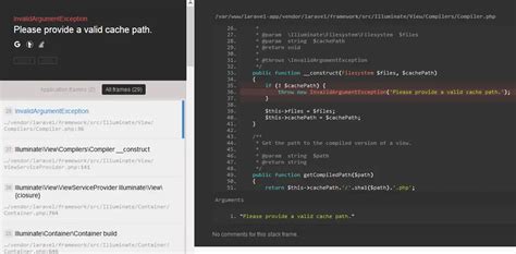 How To Solve Laravel Please Provide A Valid Cache Path Issue TemplateBench
