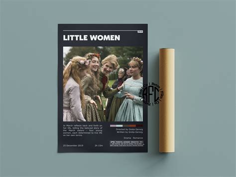 Little Women Retro Vintage Poster Minimalist Movie Poster Retro