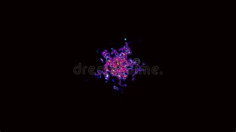 Visuals Of Small Particles Glowing On A Black Background Creating A Minimalist And Futuristic Visuals Of Small Particles Glowing On A Black Background Creating A Minimalist And Futuristic