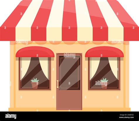 Kitchen Street Cafe Icon Cartoon Vector Coffee Shop Cafeteria