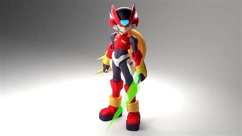 Mega Man Zero 3d Model