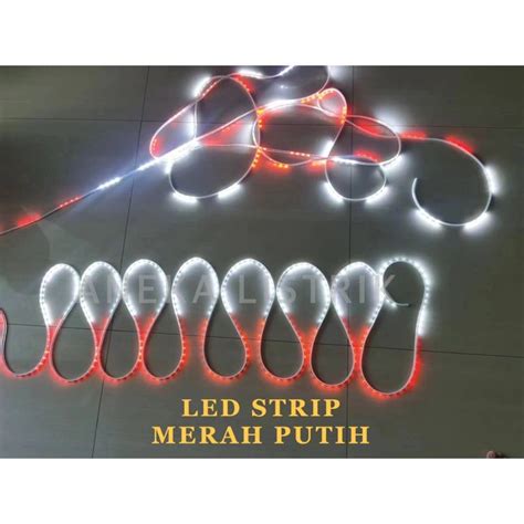 Jual Lampu Led Strip Selang Merah Putih Lampu Hias Merah Putih An Lampu Agustus Shopee
