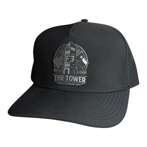 F3 West Houston The Tower Leatherette Patch Hat Pre Order December 202