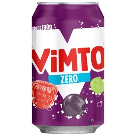 Vimto Zero 330ml Can No Added Sugar E Natural Limited Food And Drink Wholesale Distributor