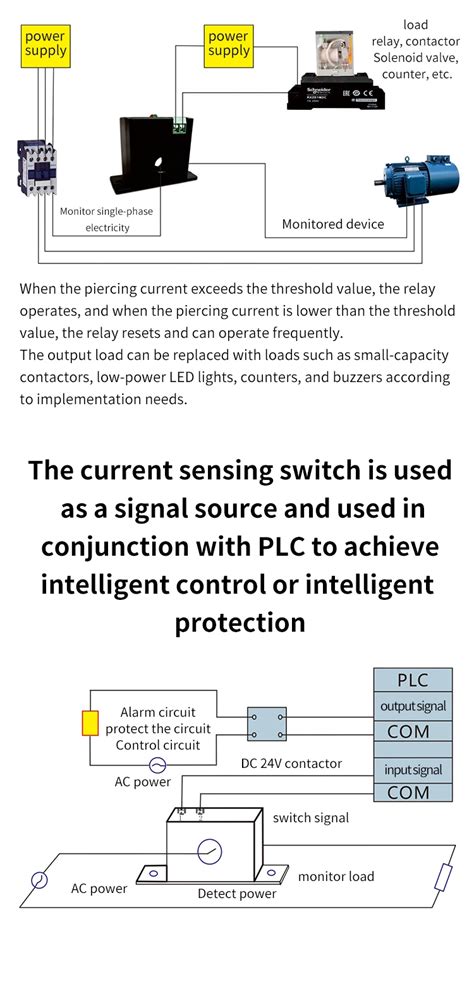 Ac Current Detection Switch Associated Equipment Controller Relay