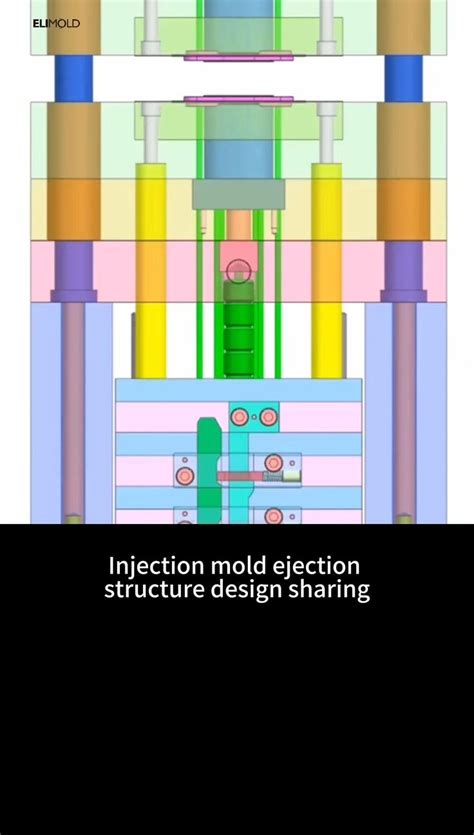 Injection Mold Ejection Structure Design Demonstration [video