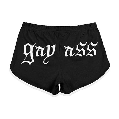 Gay Ass Shorts Black Zolita
