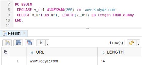 Code Sqlscript In Sql Console Without Function Or Procedure