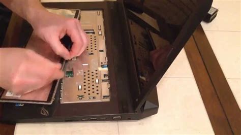 Как заменить клавиатуру в ноутбуке Asus Asus G73s How To Replace Keyboard Youtube