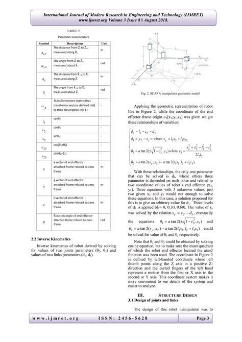 Kinematics Modeling And Simulation Of Scara Robot Arm Pdf