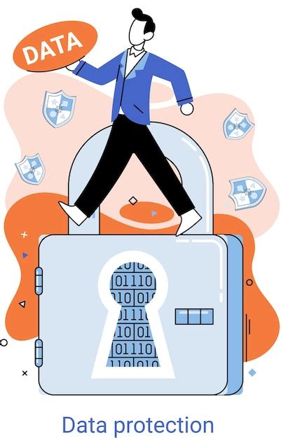 Premium Vector Data Protection Privacy Internet Security Secure Data