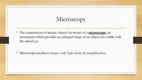 Solution Microscopy Types Uses Functions Studypool